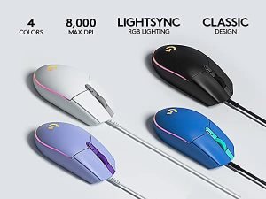 Mouse USB GAMING LOGITECH G203 LIGHTSYNC - proinfo