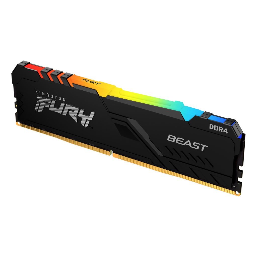 Memoria Ram GAMING FURY BEAST RGB DDR4 16GB 3200MHZ CL-20-20, 1.35v ...